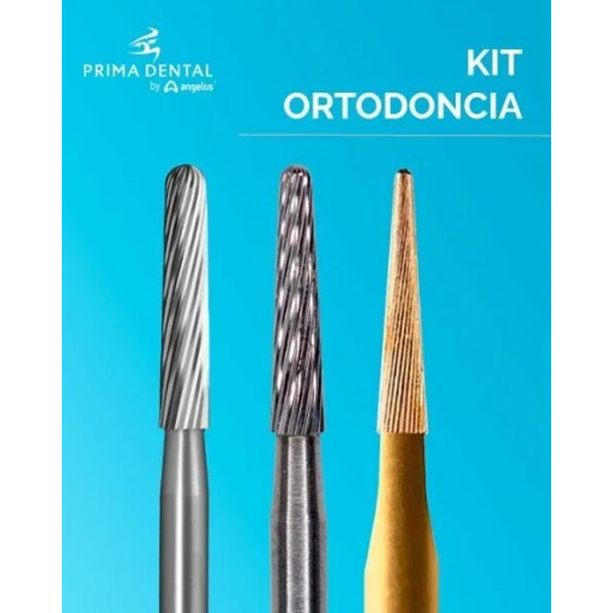 Kit de Fresas para Ortodoncia Prima Dental - By Angelus | DENTINET ...