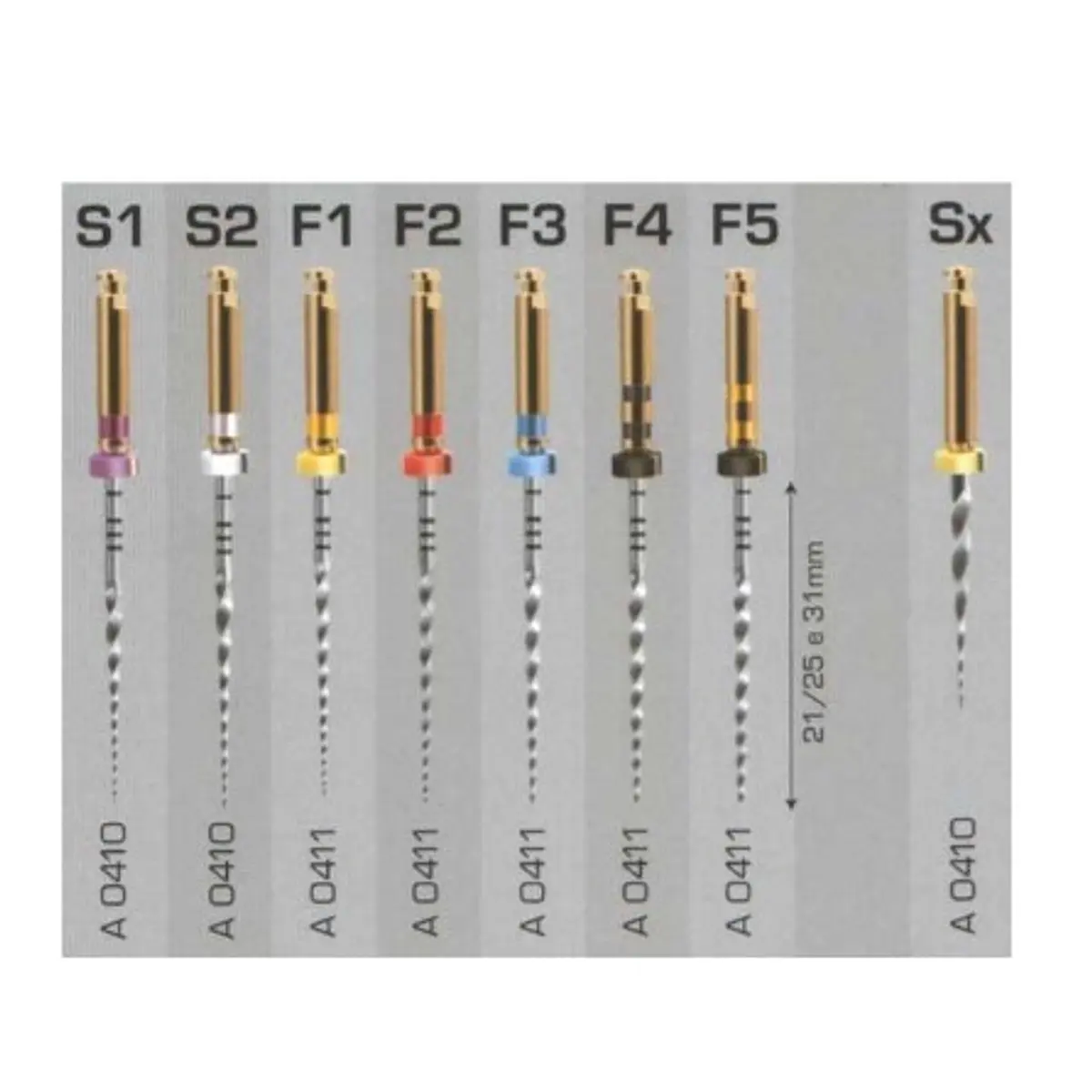 Limas Protaper Gold 21MM - Dentsply | DENTINET - Insumos Dentales