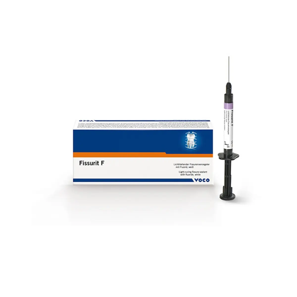 Sellante de Fisuras Fissurit F 2 Jeringas 2ml + Puntas Voco