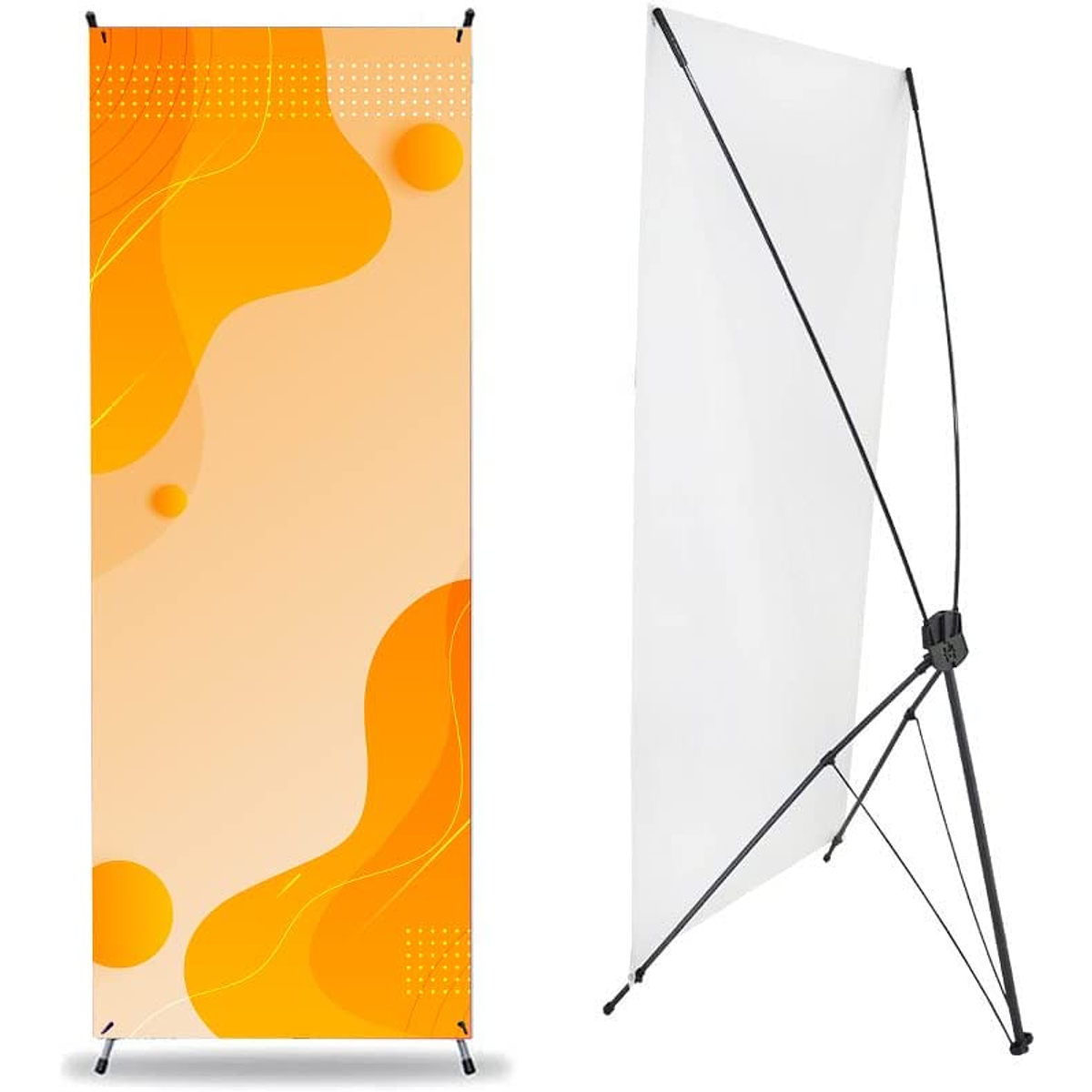 Display Porta X Banner Publicitario De Aluminio Reforzado 60