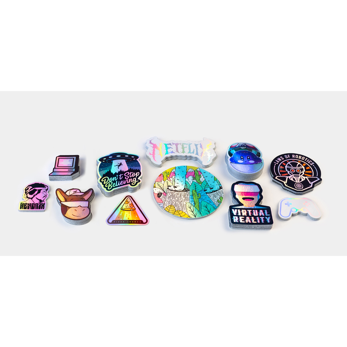 Calcomanías personalizadas holográficas - Stickers personali | Tu ...