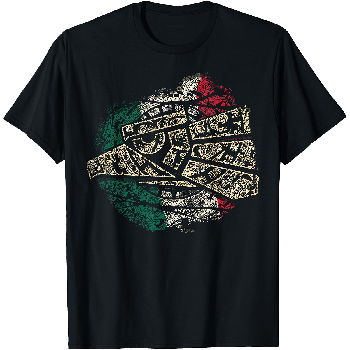 Playera Águila Mexicana Diseño Camiseta Maya Tricolor | Tu Imprenta de ...
