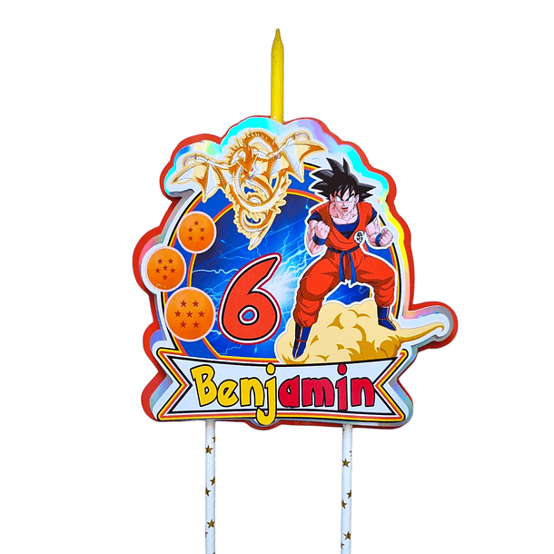 Topper Dragón Ball Personalizado