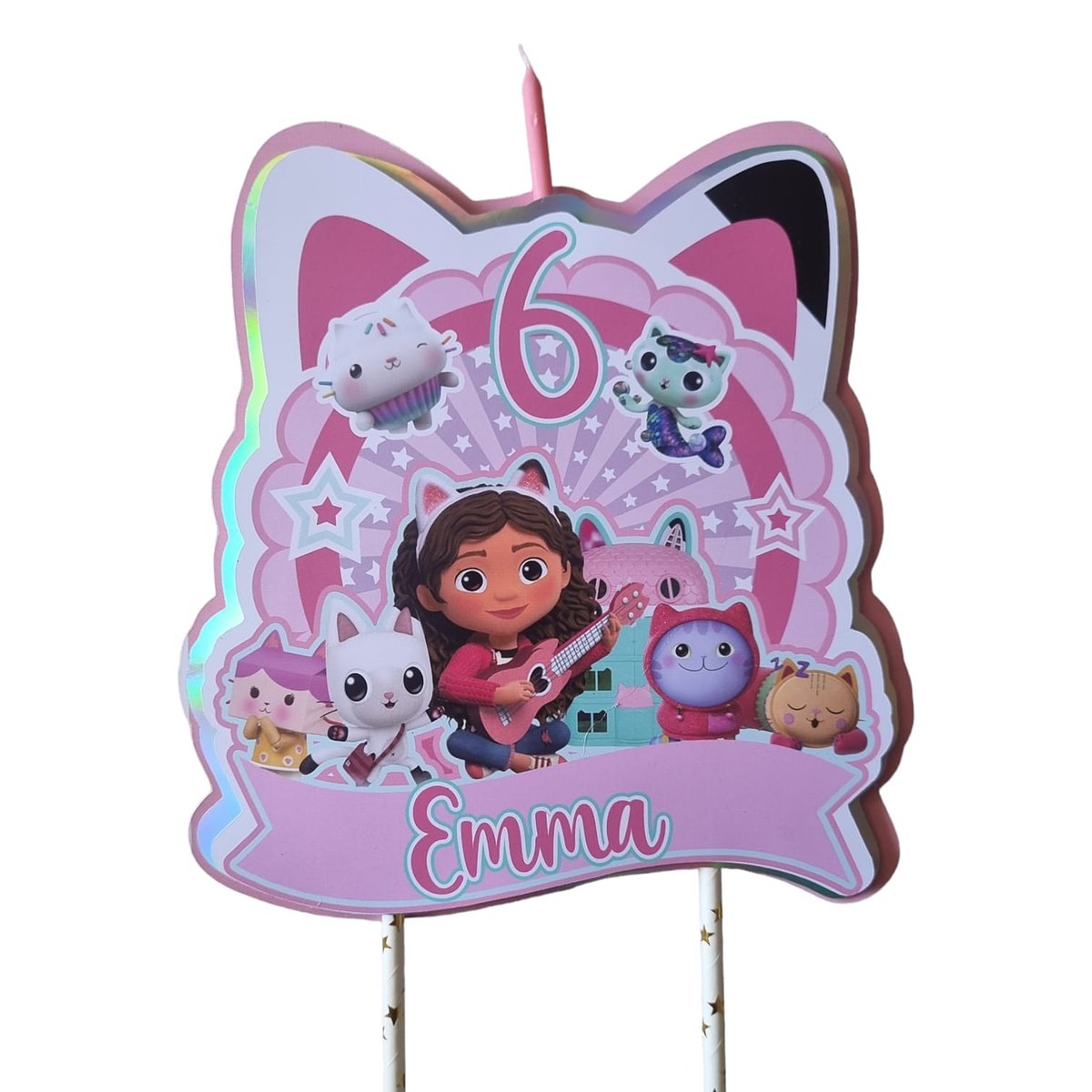 Topper Gabby Casa de Muñecas Personalizado