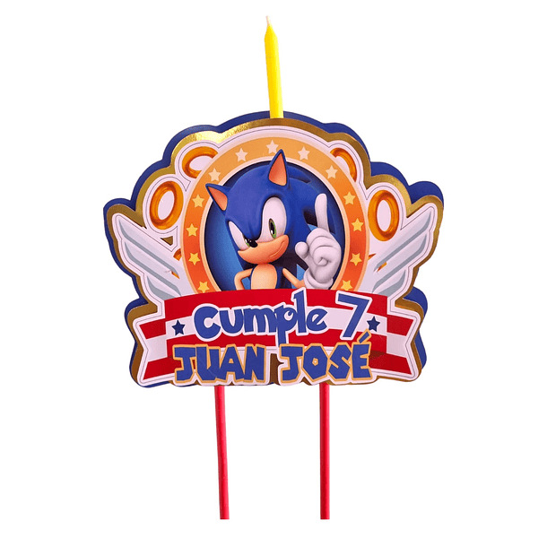 Topper Sonic Personalizado