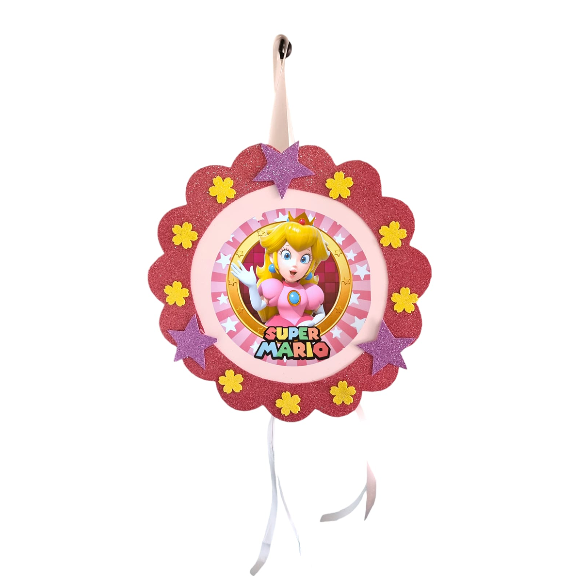 Piñata Circular Princesa Peach