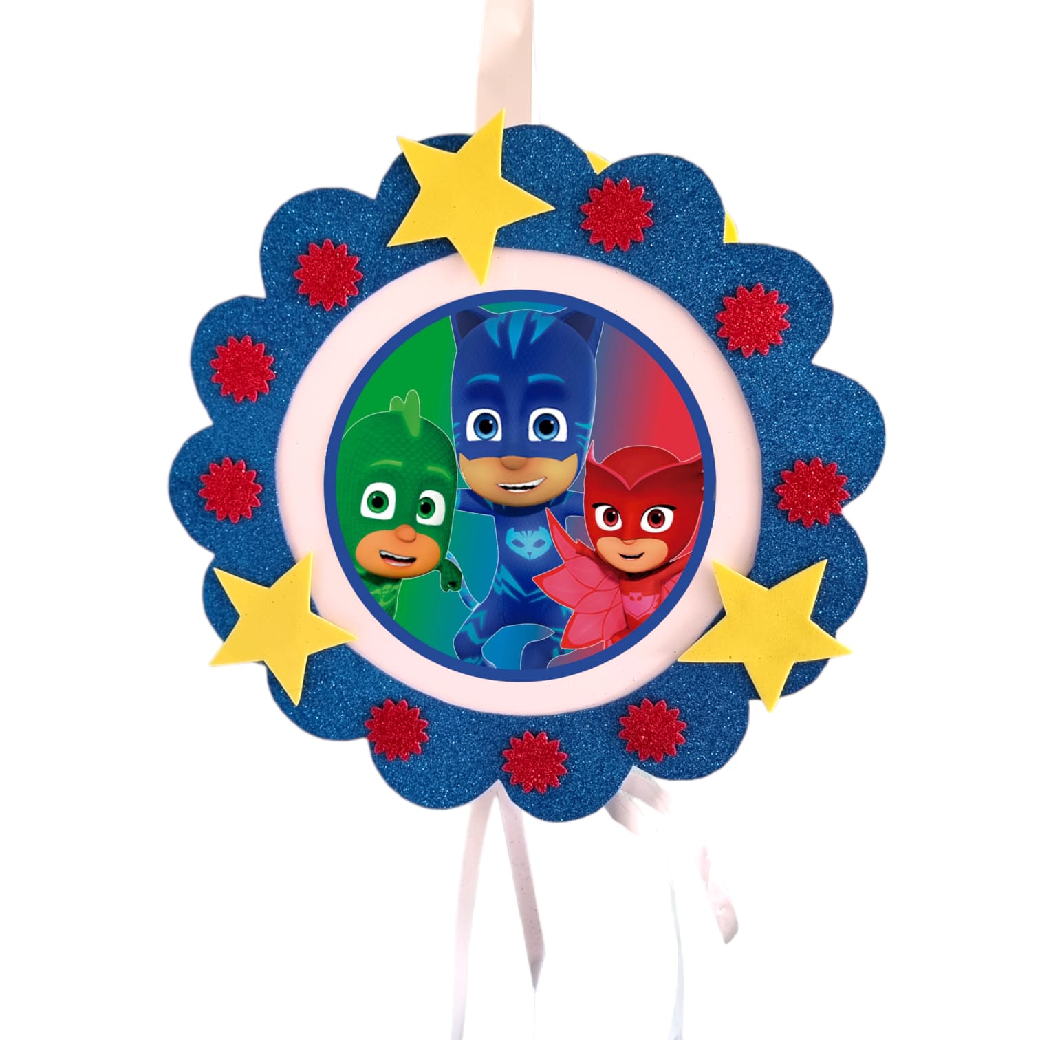 Piñata Circular Héroes en Pijamas