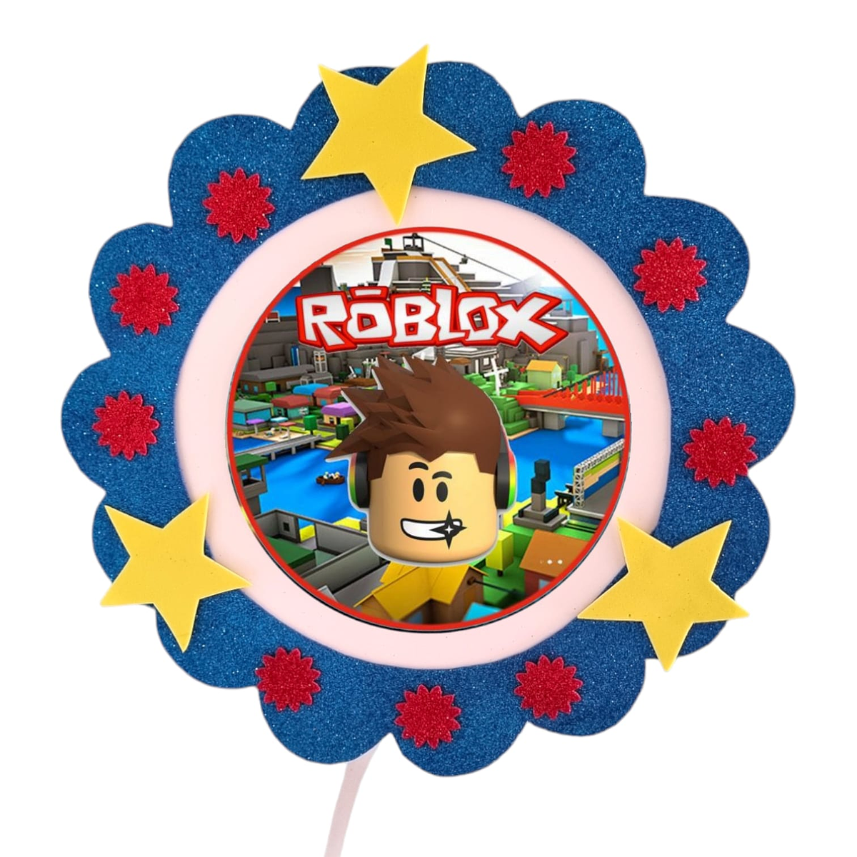 Piñata Circular Roblox Azul