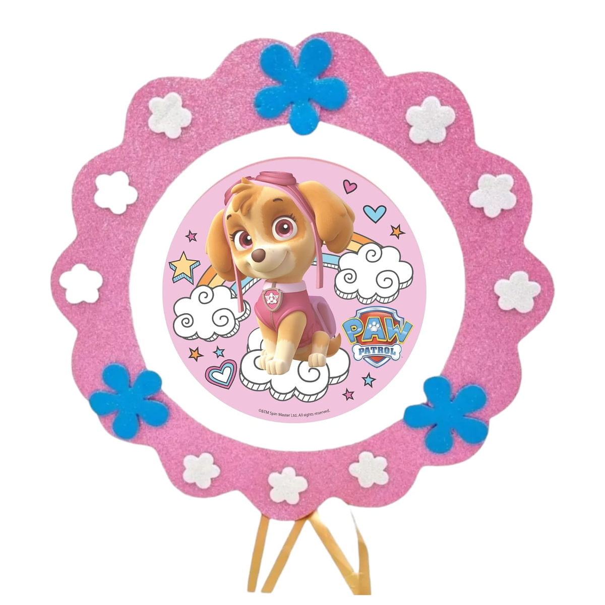 Piñata Circular Skye Rosado