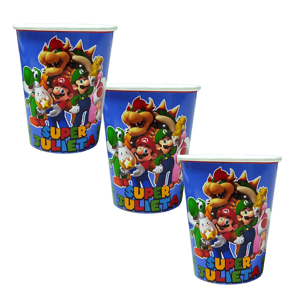 Vaso Personalizado Mario Bross