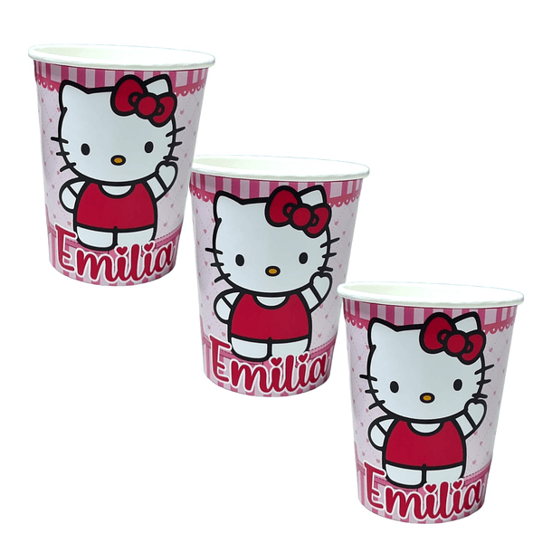 Vaso Personalizado Hello Kitty