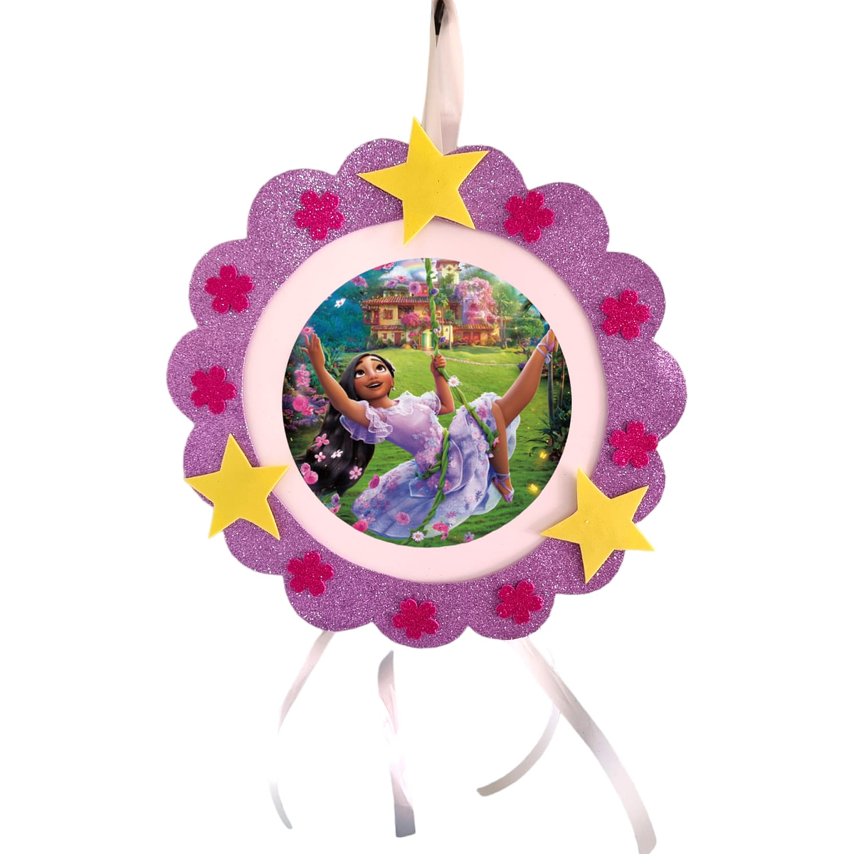 Piñata Circular Isabela Encanto Morado