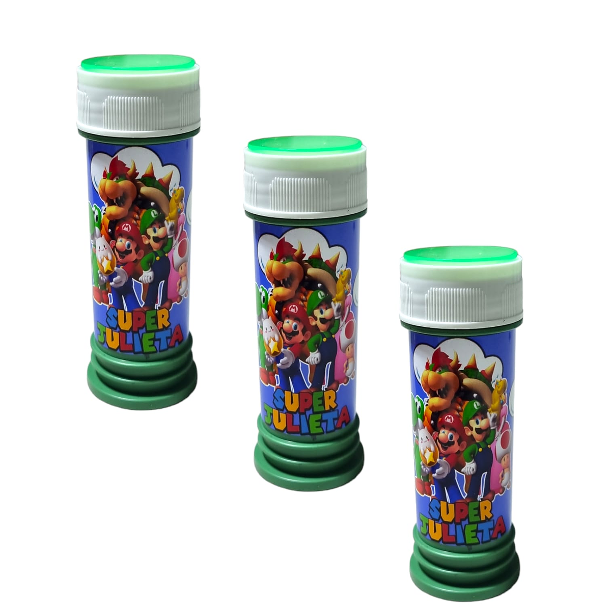 Burbujas personalizadas Super Mario Bross