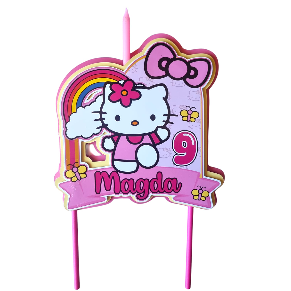 Topper Personalizado Hello Kitty