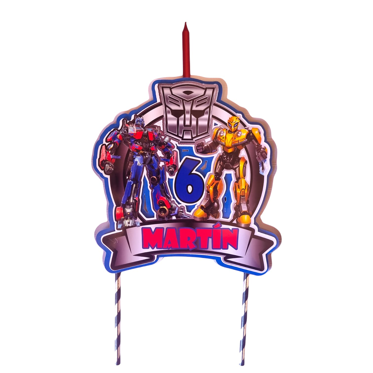 Topper Personalizado Transformers