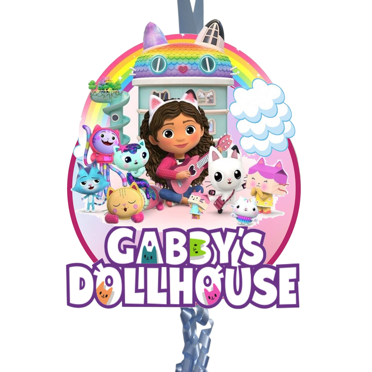 Piñata La Casa de Gaby 2d Imagen ambos Lados