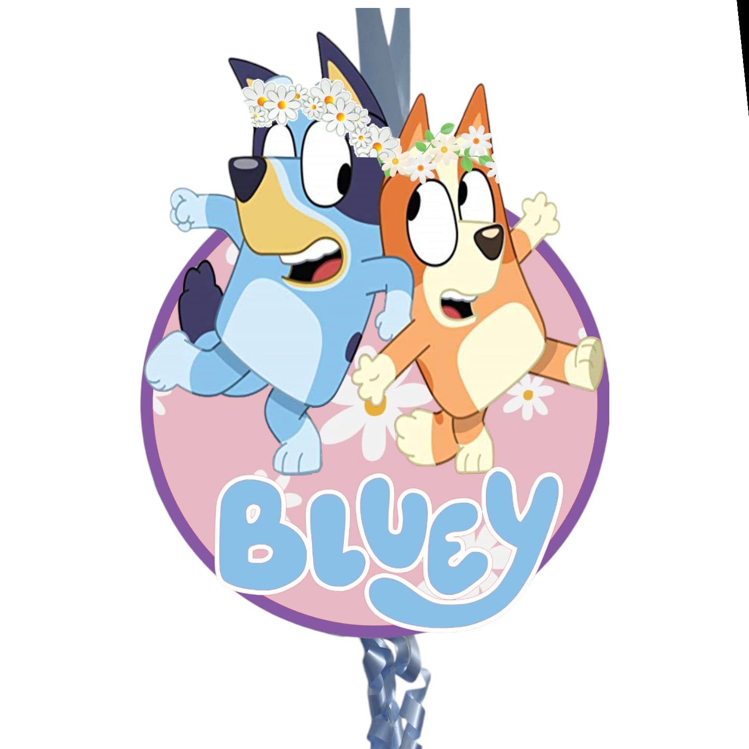 Piñata Bluey Niñas 2d Imagen ambos Lados