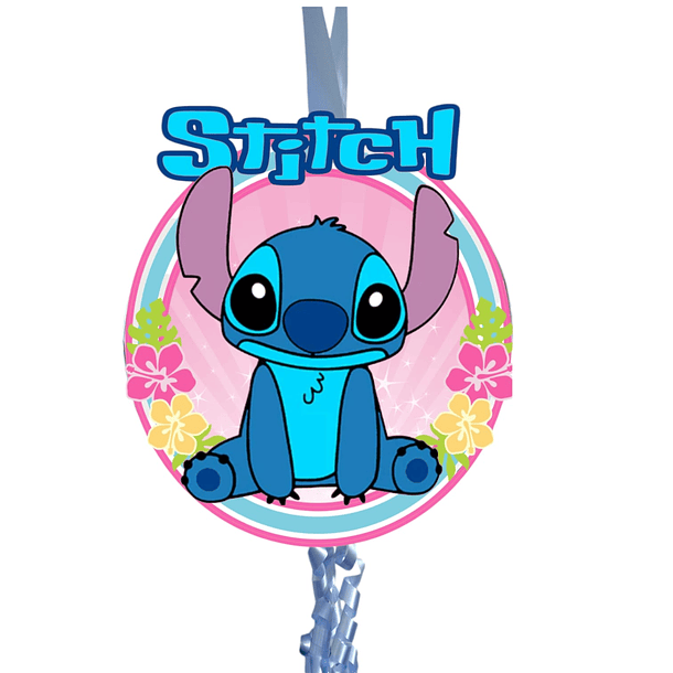 Piñata Stitch 2d Imagen ambos Lados