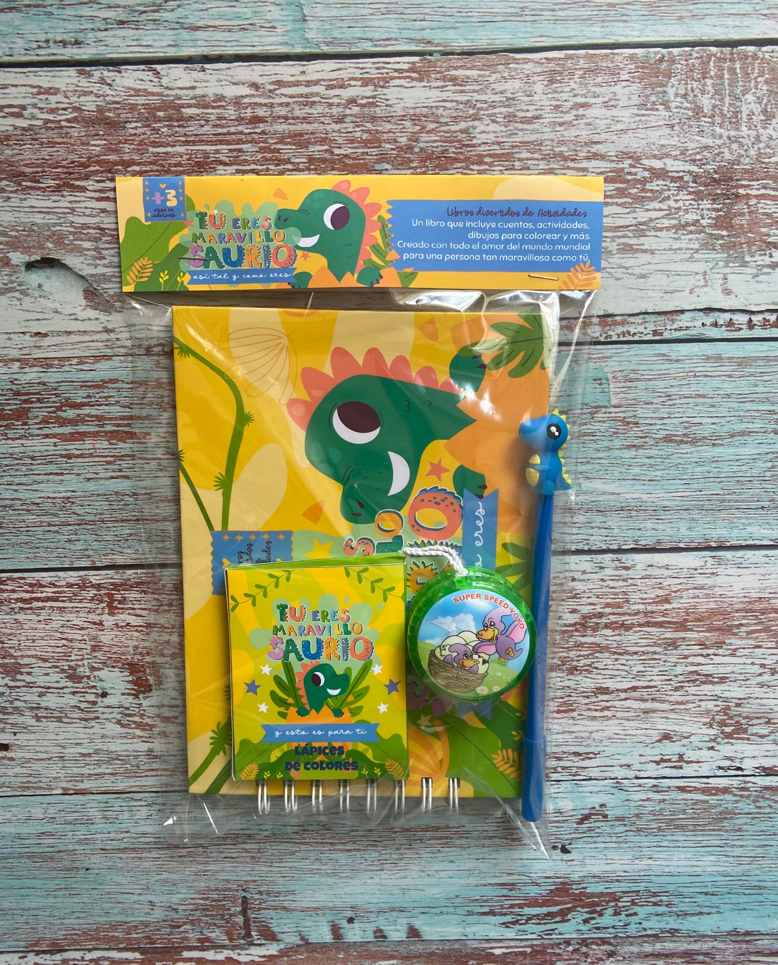 Set Libro de Actividades Dinosaurios