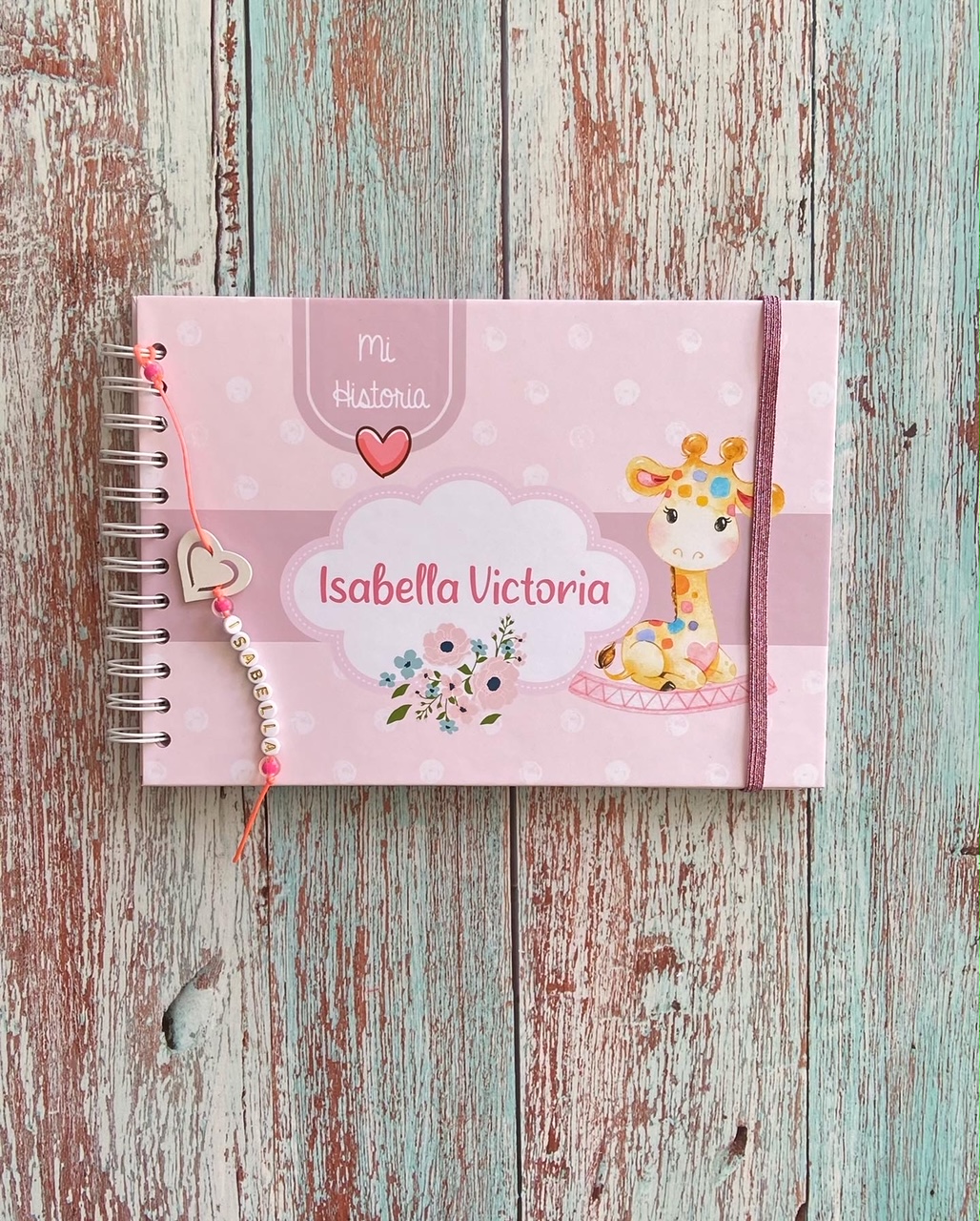 Libro primeros recuerdos Bebé diseño pink