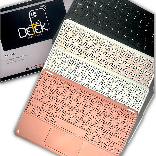 Teclado Bluetooth Con Touchpad (Mouse)