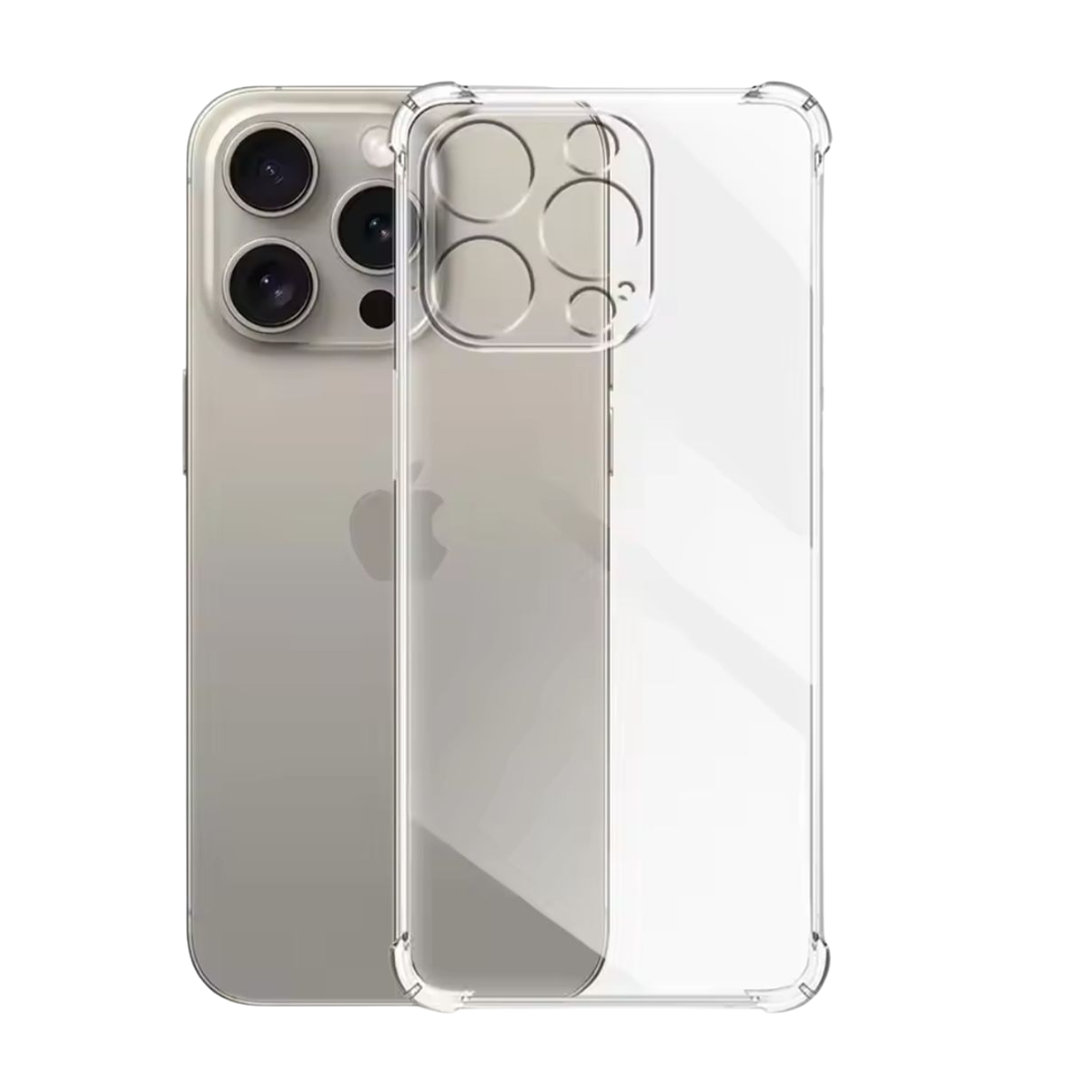 Carcasa Transparente Con Protección Cámara Para iPhone 16 Pr