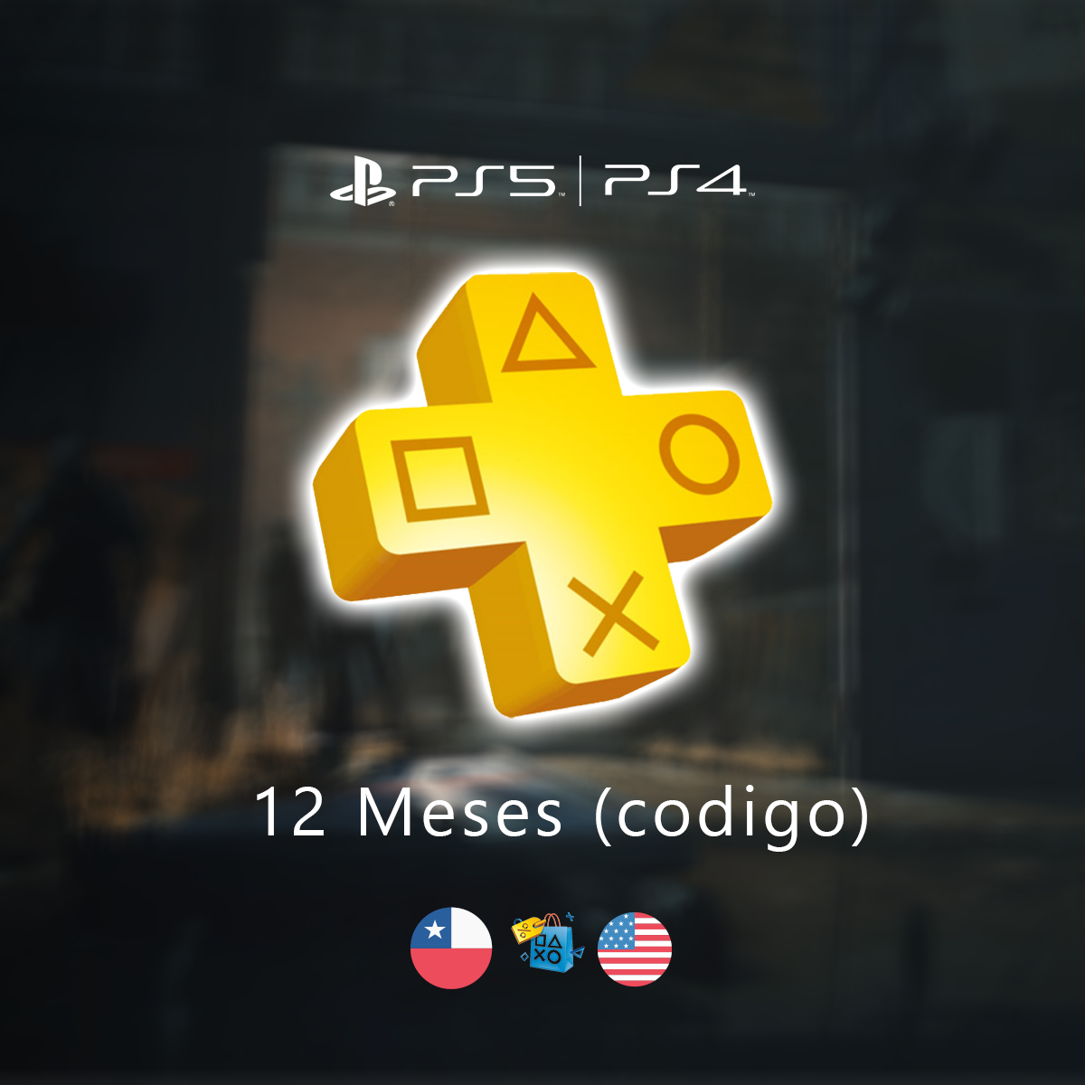 PlayStation Plus 12 Meses – CHILE/USA