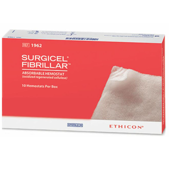 Surgicel Fibrillar (Hemostático) - Ethicon Chile - DGmed