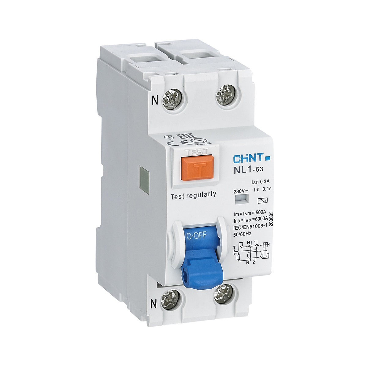 Interruptor Automático Diferencial 2x25A 30mA Clase AC Chint | Diartek - Materiales Eléctricos y ...