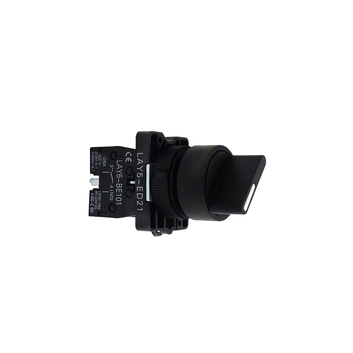 Selector Armado 2 Posiciones Maneta Corta 22mm Contacto 1NA | Diartek - Materiales Eléctricos y ...