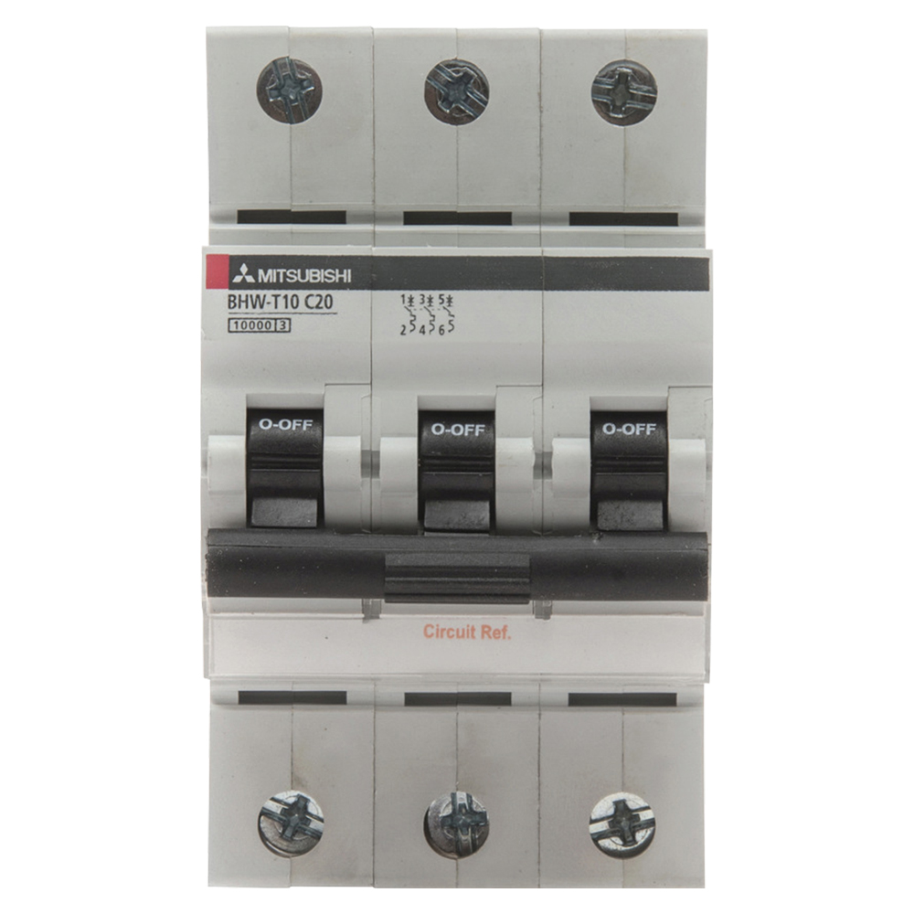 Interruptor Automático Tripolar 3P 3x20A Curva C 10kA | Diartek - Materiales Eléctricos y ...