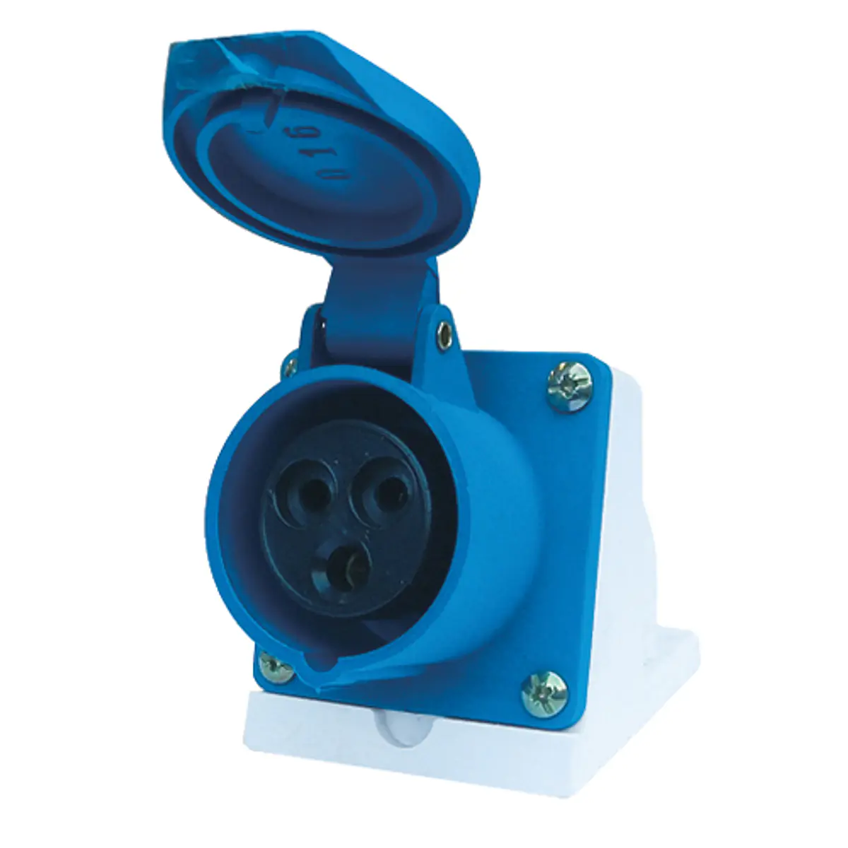 Enchufe Industrial Hembra Sobrepuesta 2P+T 16A 220V IP44 | Diartek ...