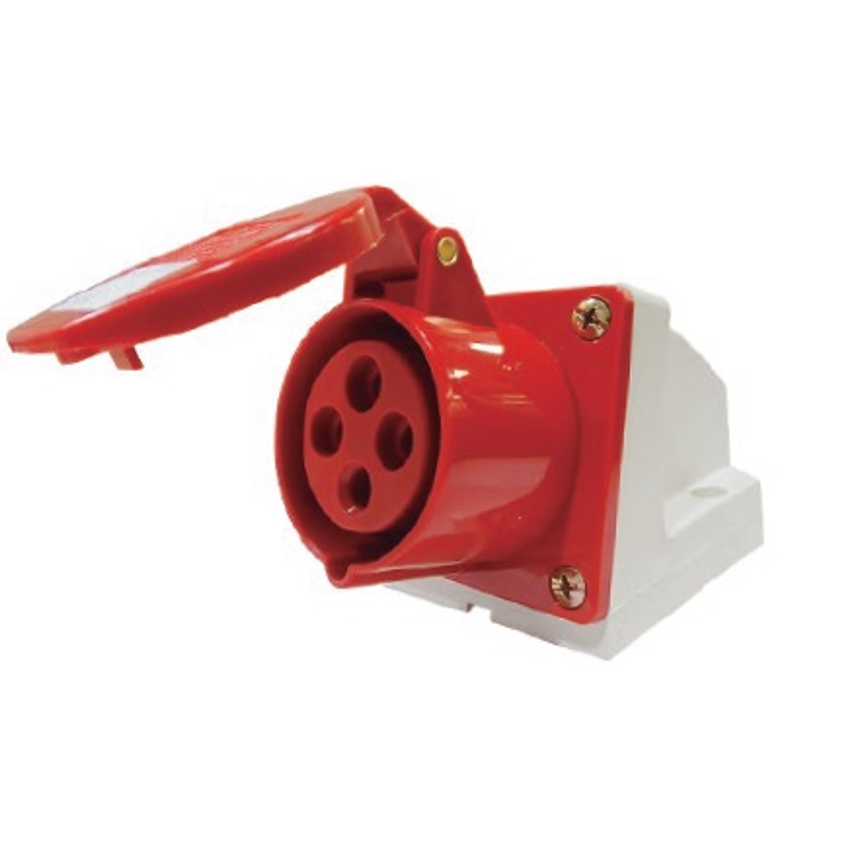 Enchufe Industrial Hembra Sobrepuesta 3P+N+T 16A 380V IP44 | Diartek - Materiales Eléctricos y ...