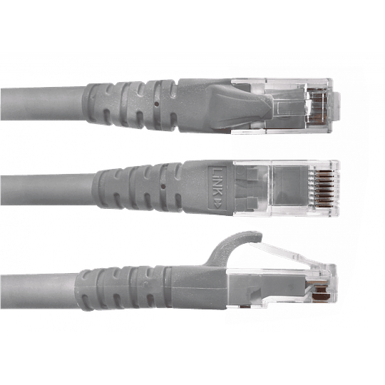 Cable de Red 1 Metro Gris LSZH Categoría 6 Linkmade