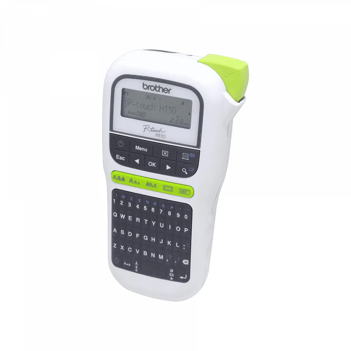 Rotuladora / Etiquetadora Brother PTH-110 TZe Qwerty | Diartek ...