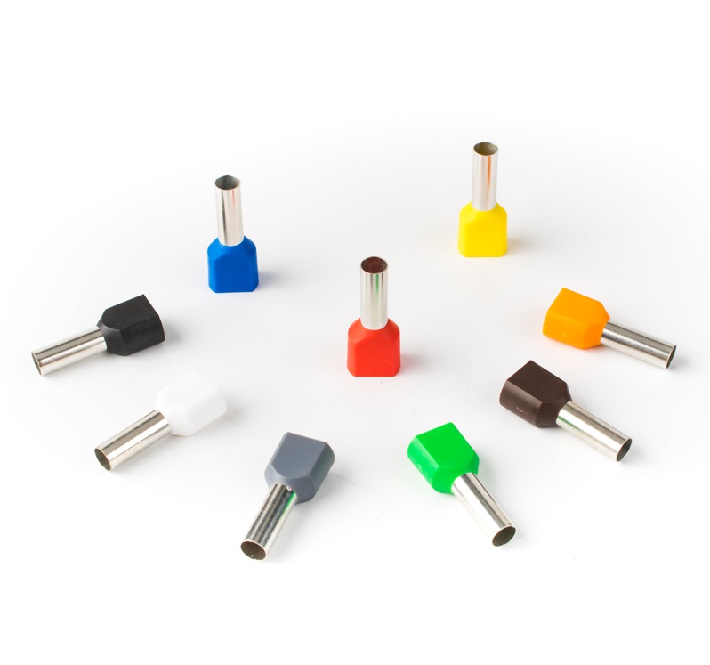 Terminal Ferrul Doble con Aislación 1mm 100und. - Diartek | Diartek ...