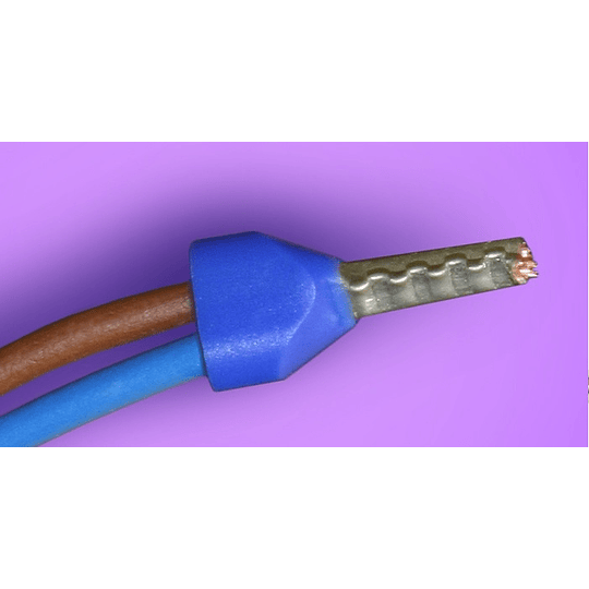 Terminal Ferrul Doble con Aislación 2.5mm 100und. - Diartek