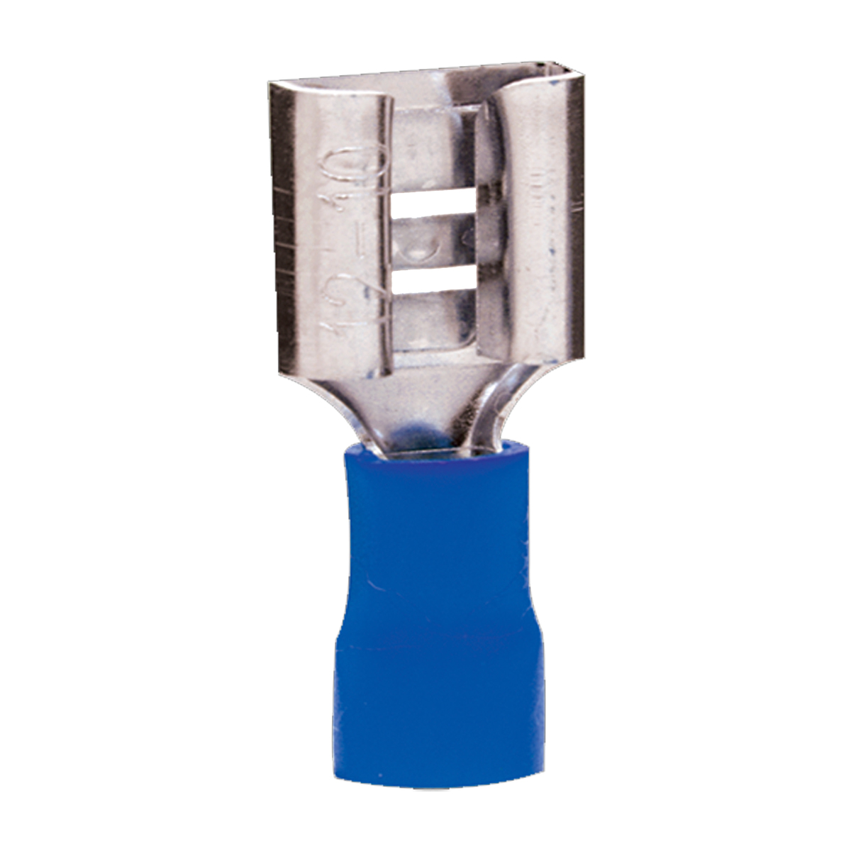 Terminal Hembra Aislado 16-14 AWG 6.3mm Azul 100 Unidades | Diartek ...