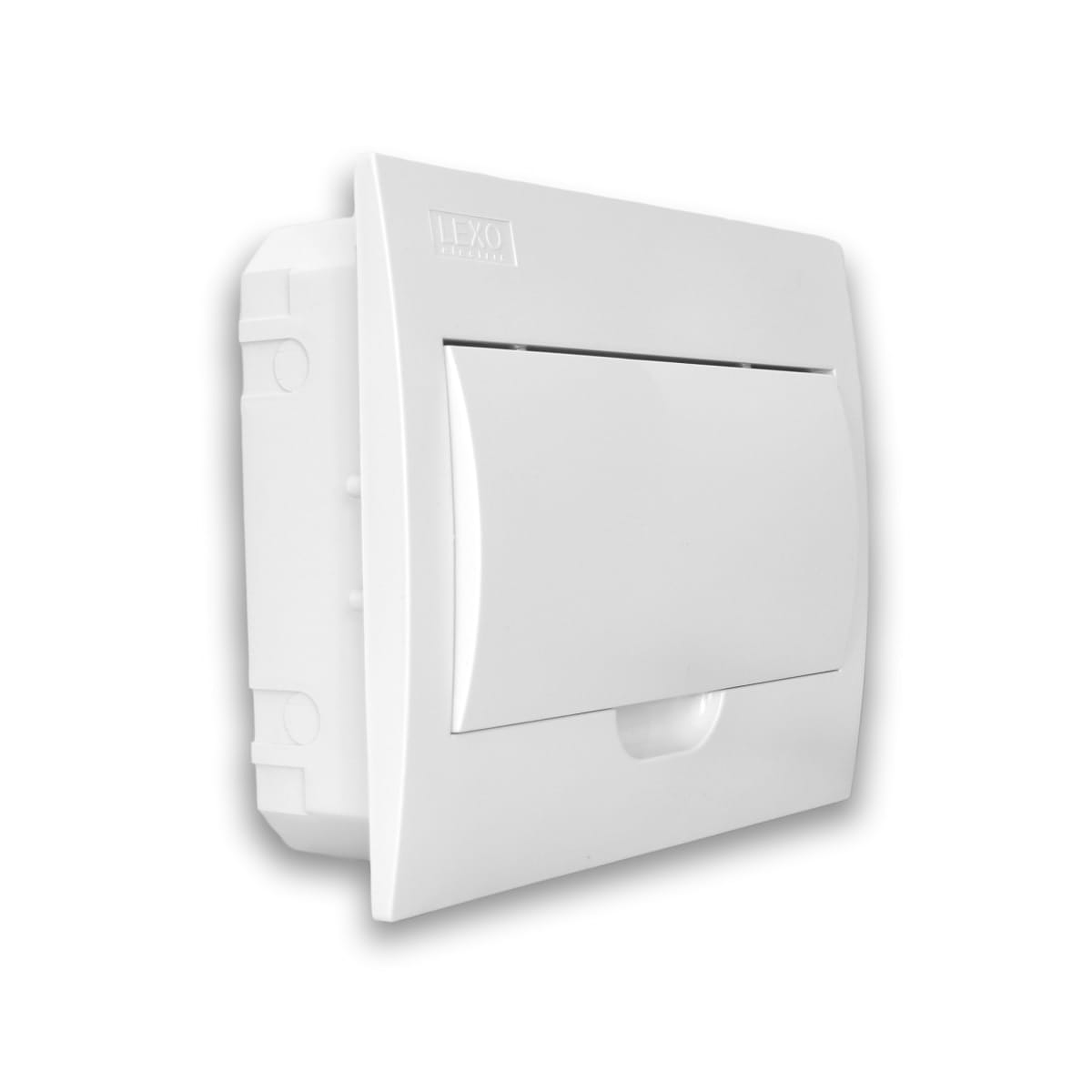 Tablero plastico IP41 embutido 12 módulos - Tapa blanca