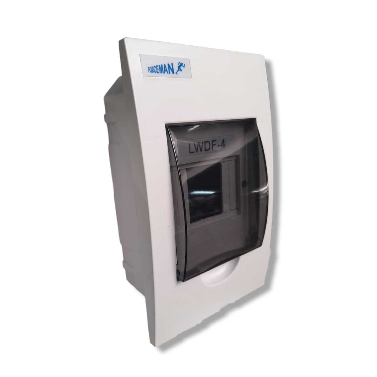 Tablero plástico IP41 embutido 4 módulos - Tapa humo | Diartek - Materiales Eléctricos y ...