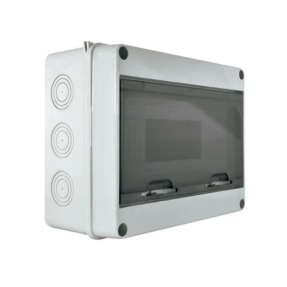 Tablero sobrepuesto exterior 12 módulos - Tapa humo IP65 | Diartek ...