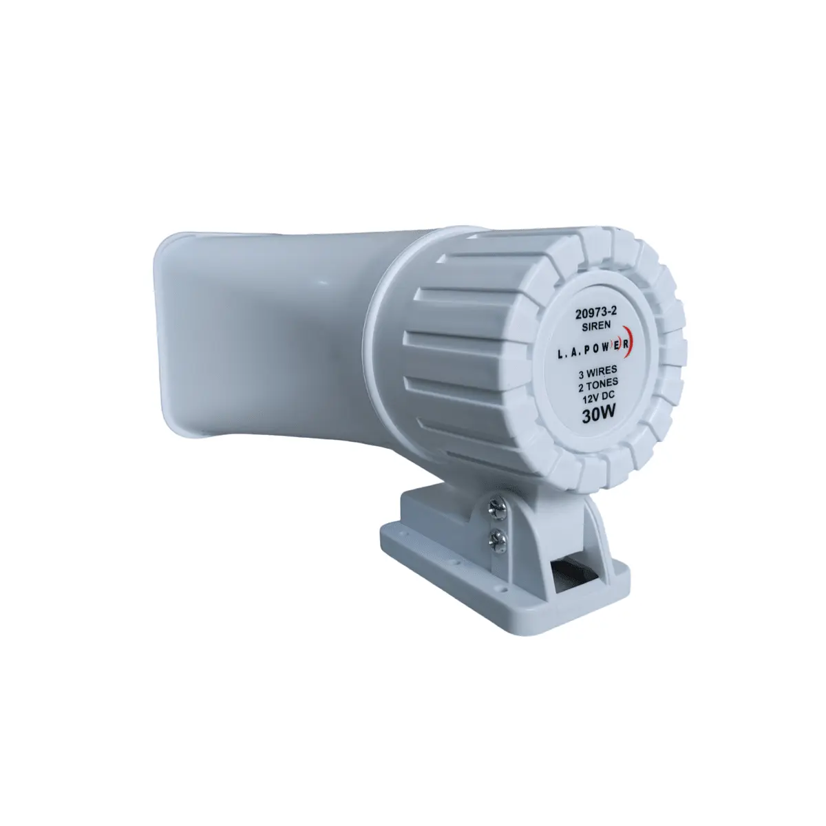 Sirena de 30W Blanca 117dB 2 tonos 12VDC - Diartek | Diartek ...