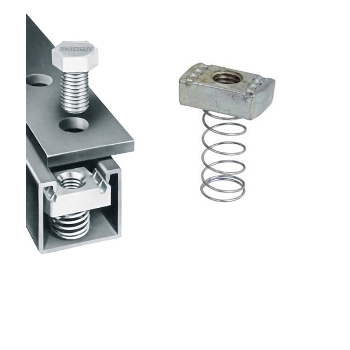 Tuerca con Resorte 1/2 pulgadas para Riel 42x42mm - Diartek | Diartek ...