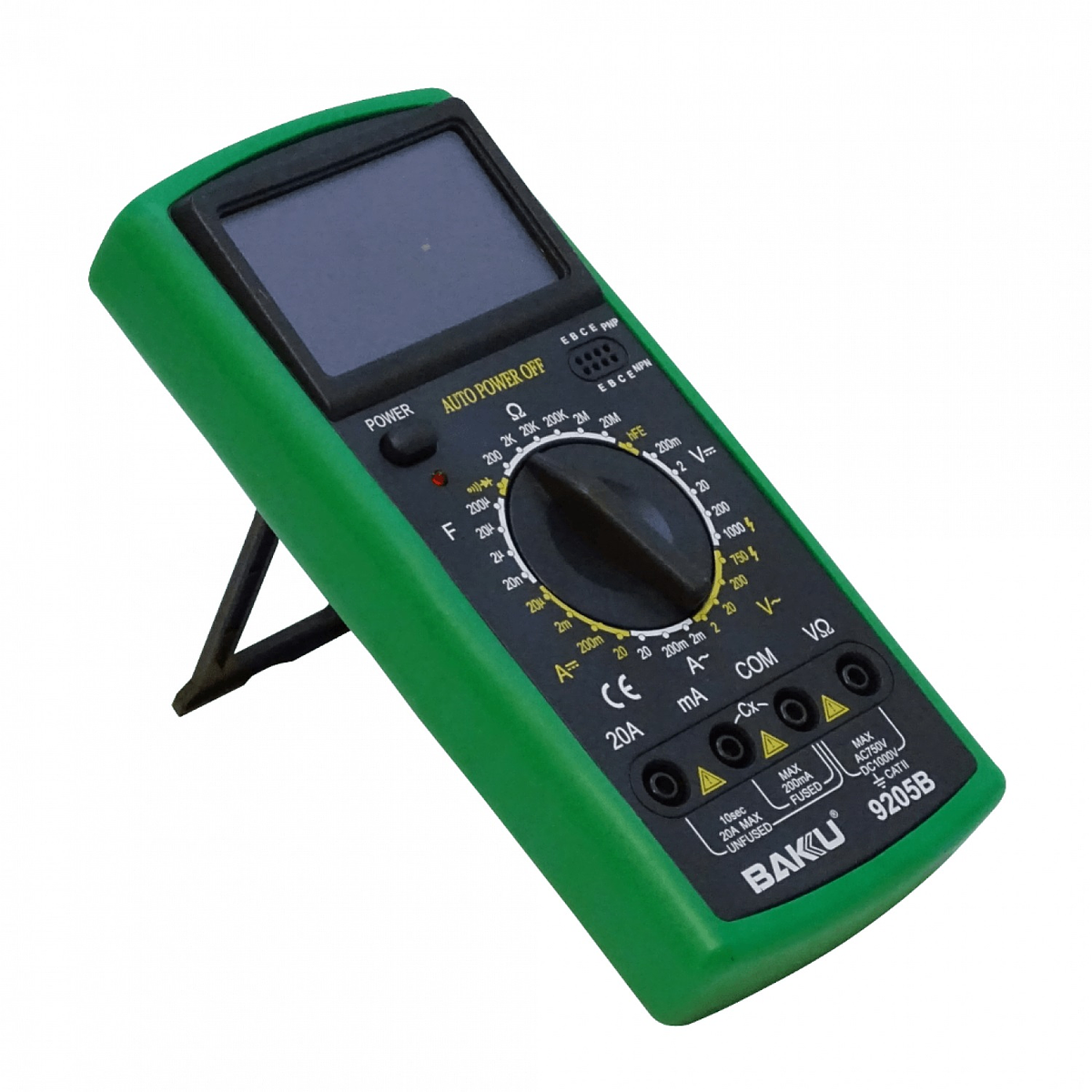 Multitester Digital 1000VDC 750VAC 10A BK-9205B | Diartek - Materiales ...