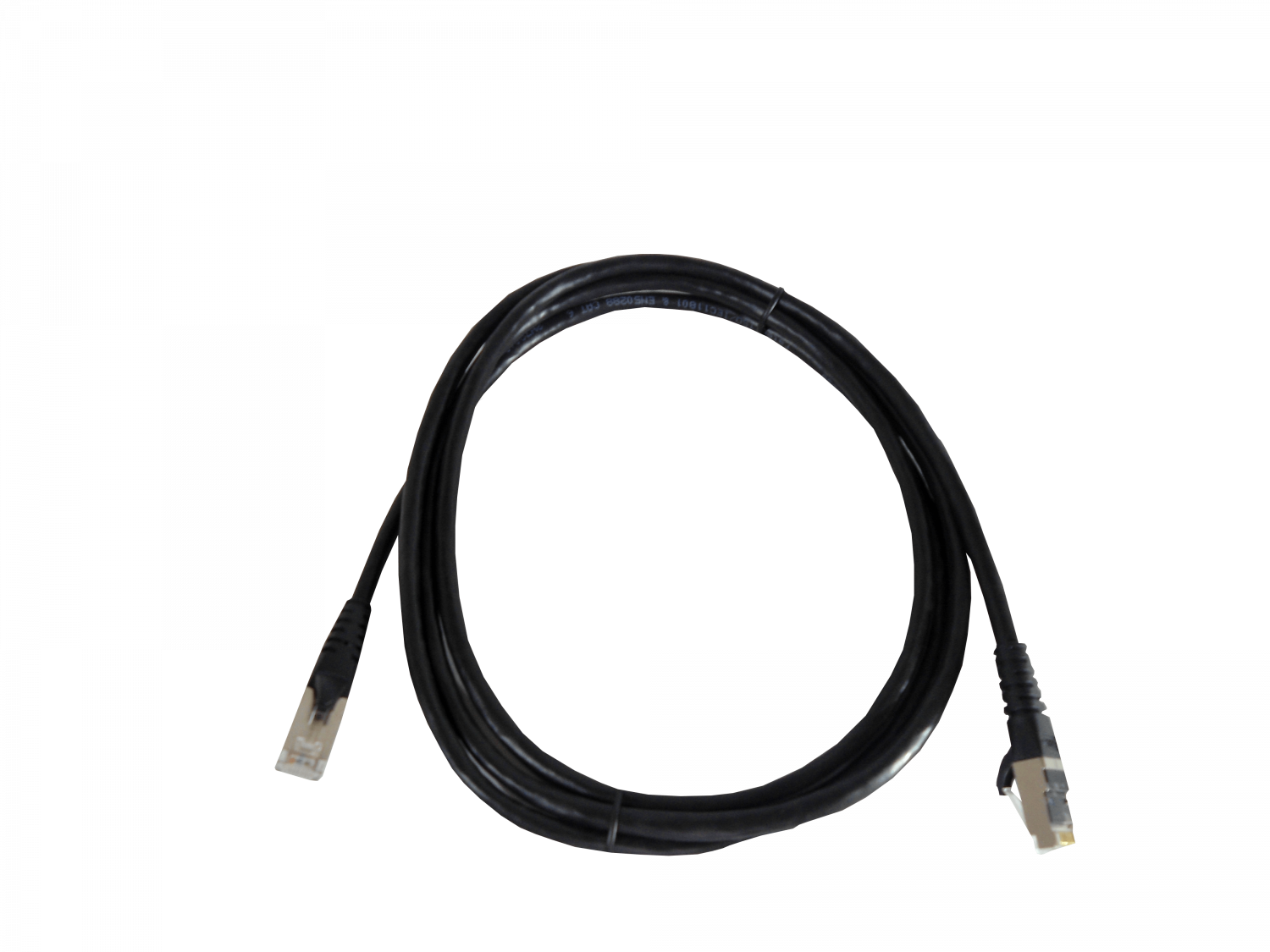 Cable de Red Negro S/FTP Categoria 6a 1 metros - Diartek | Diartek ...