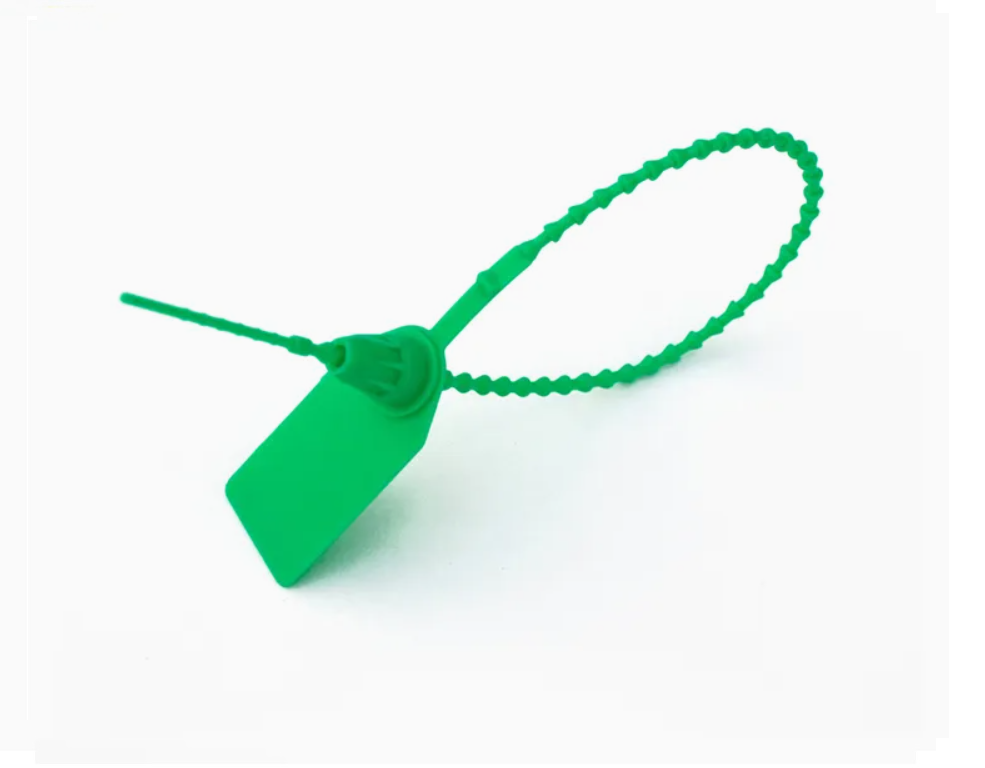 Sello de Seguridad Plástico Ajustable 250mm 100un Verde | Diartek ...