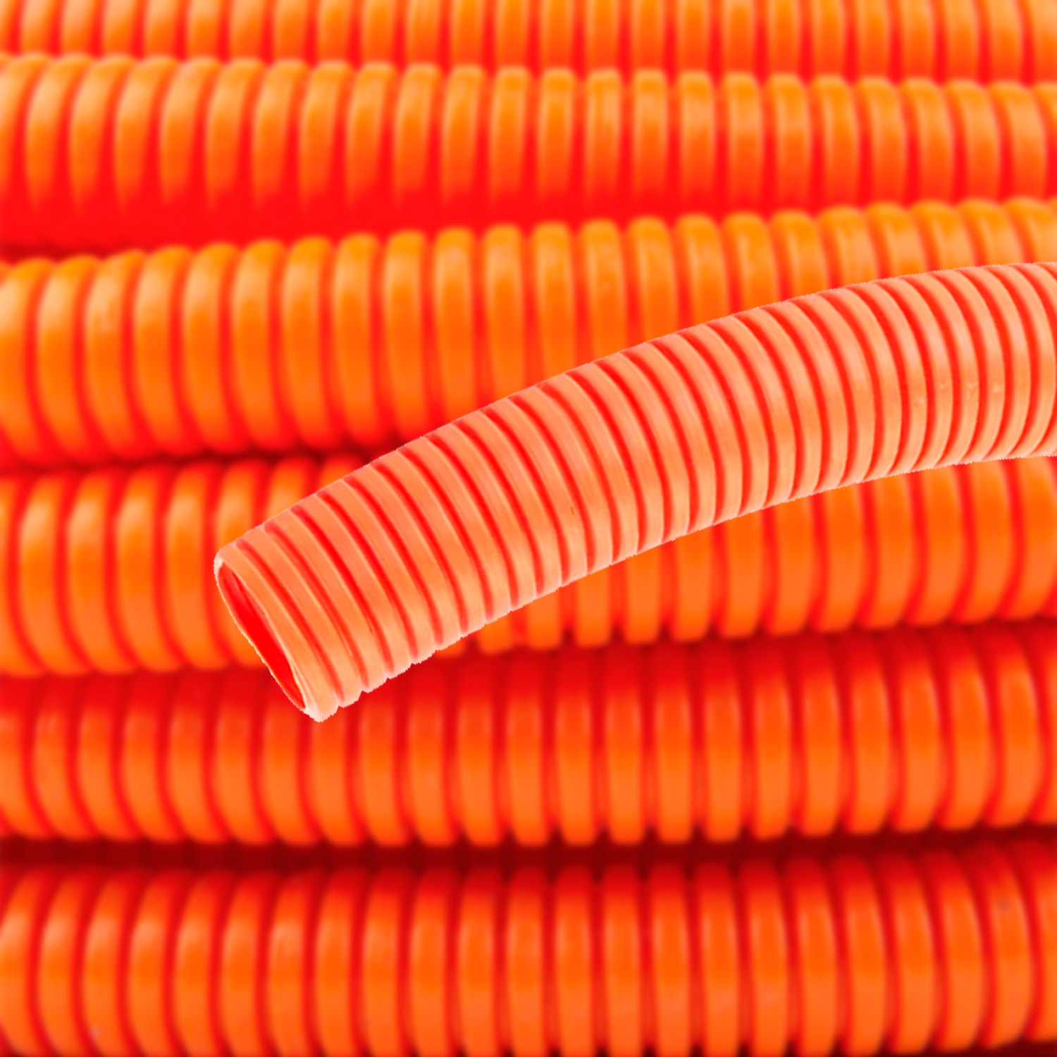 Tubo Conduit Corrugado PVC Naranjo 32mm Rollo 25mt - Diartek | Diartek ...