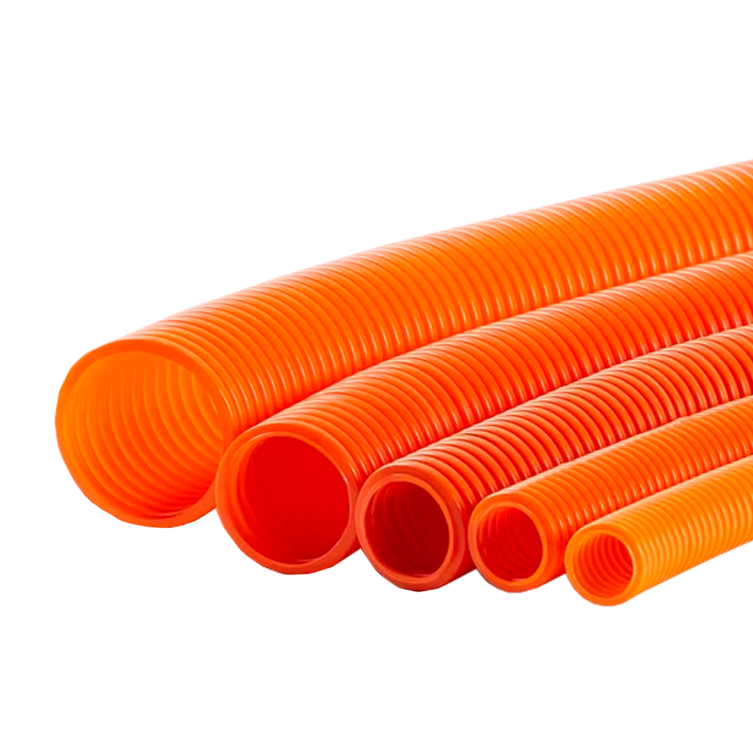 Tubo Conduit Corrugado PVC Naranjo 16mm Rollo 10mt - Diartek | Diartek ...