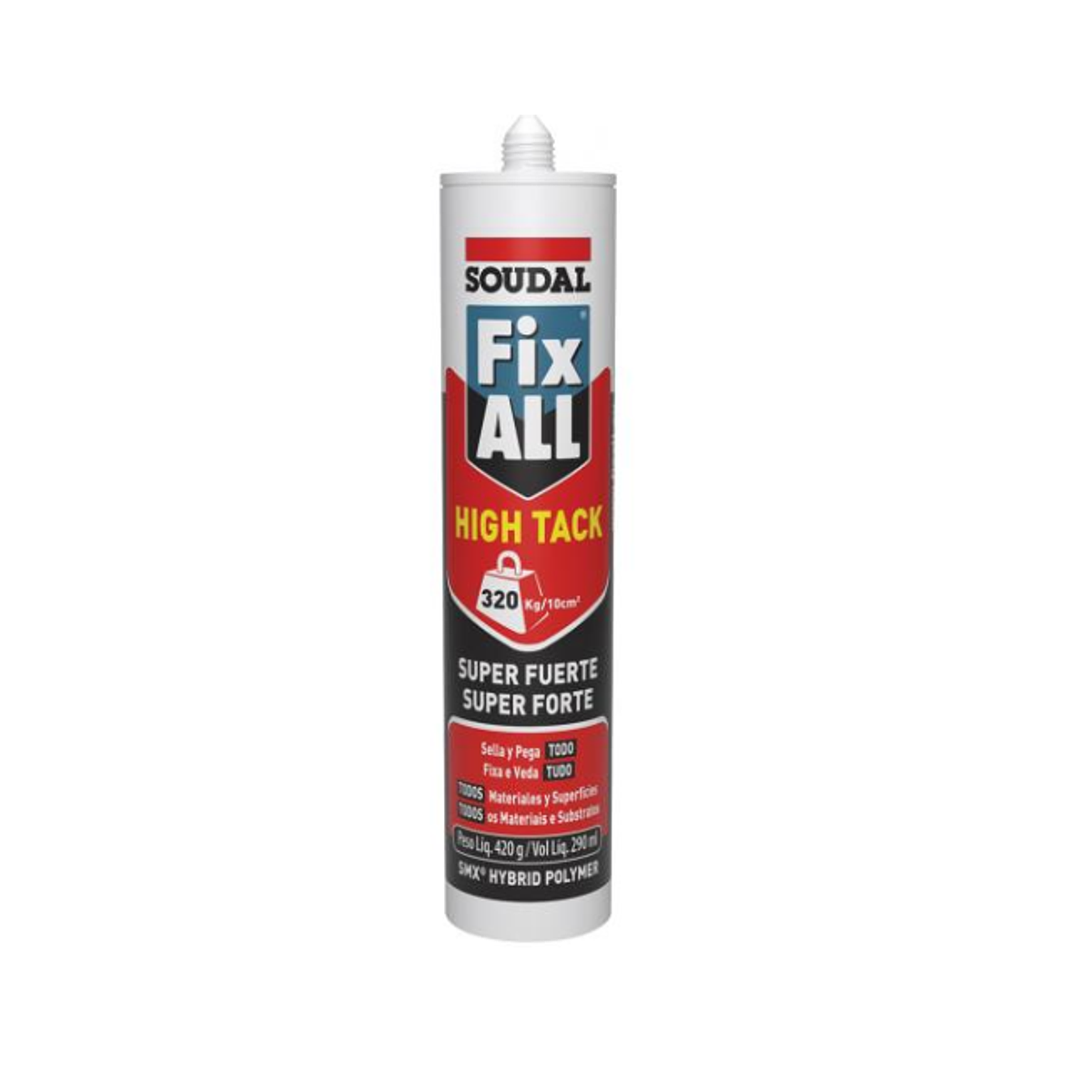Silicona Fix All High Tack Blanco 290ml