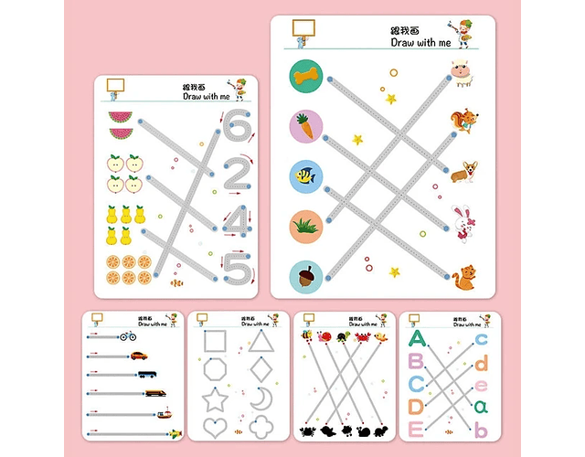 Libro de trazo didáctico